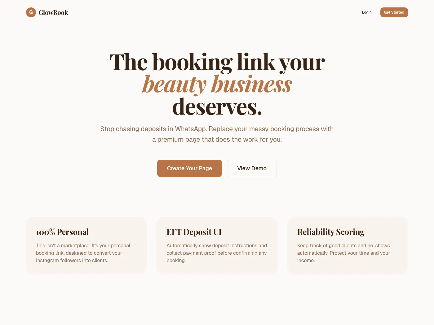 GlowBook SaaS