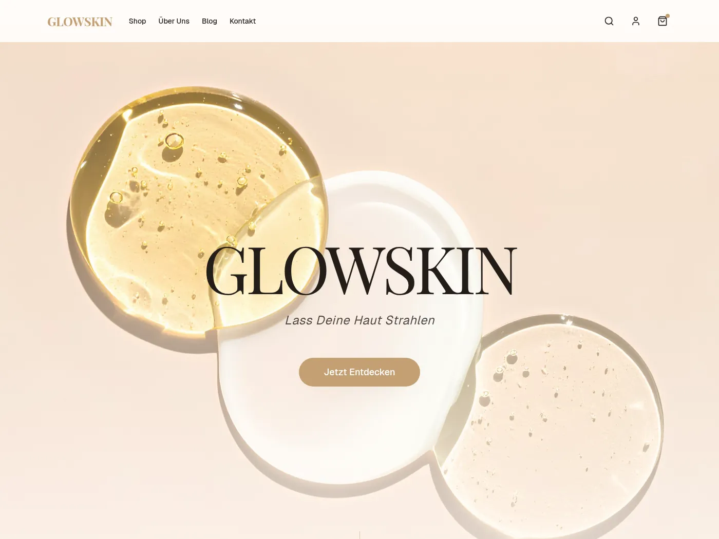 GlowSkin Shop Website
