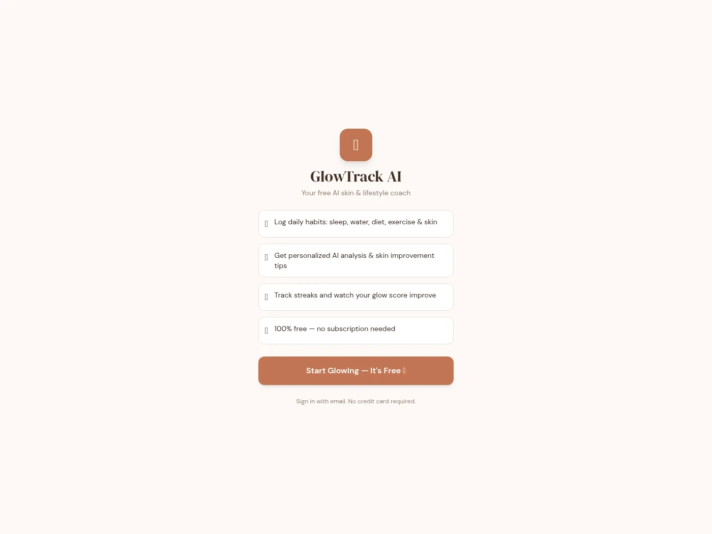 GlowTrack AI