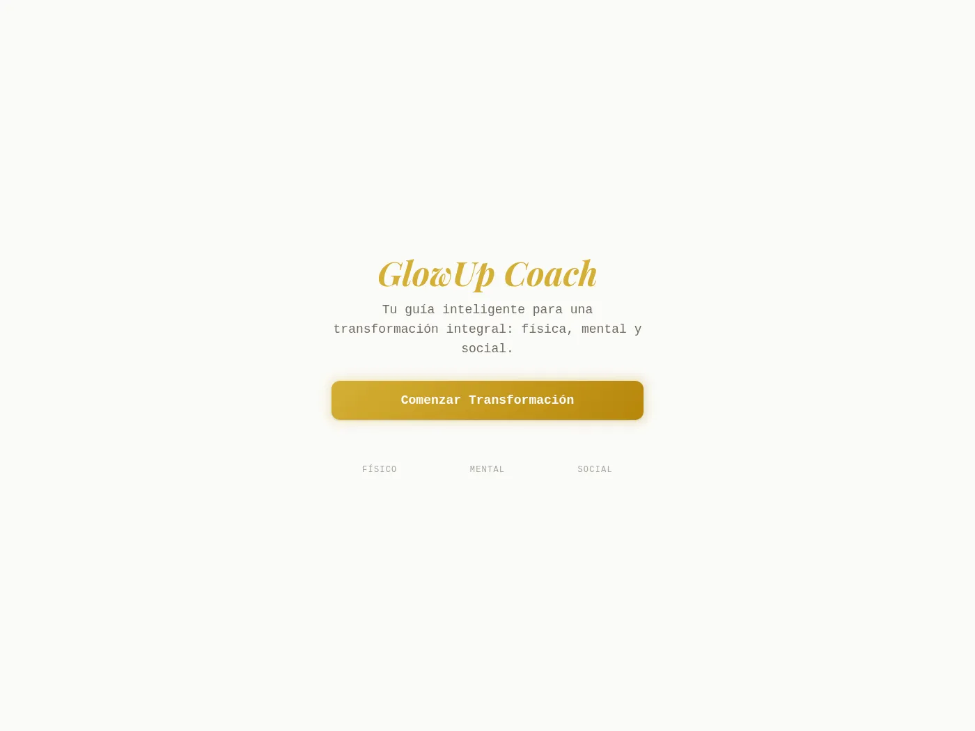 GlowUp Coach AI