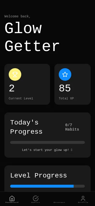 Glow Up Tracker