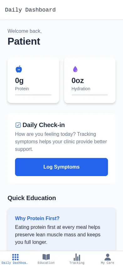 GLP-1 Optimize App