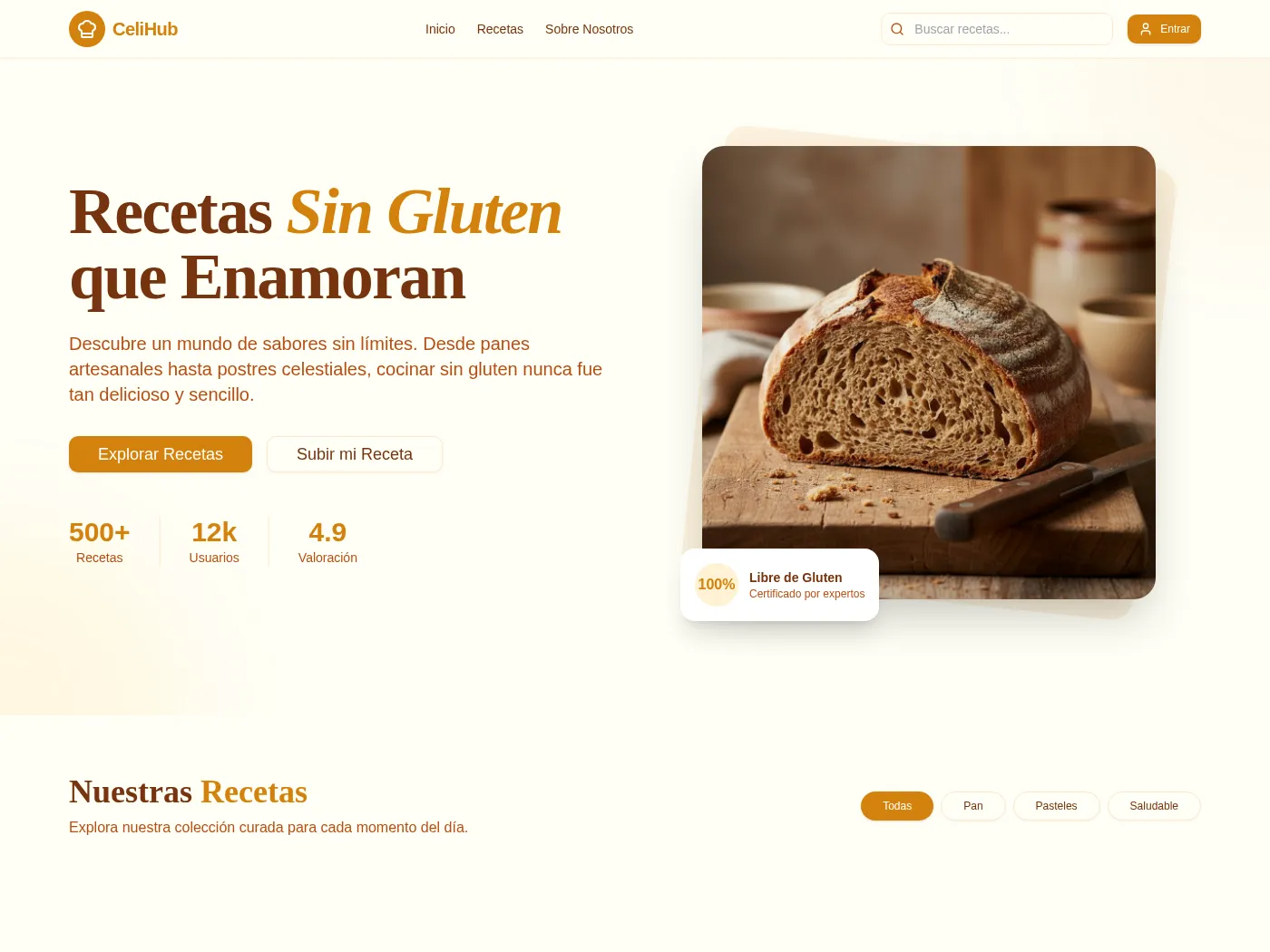 Gluten-Free Recipe Hub