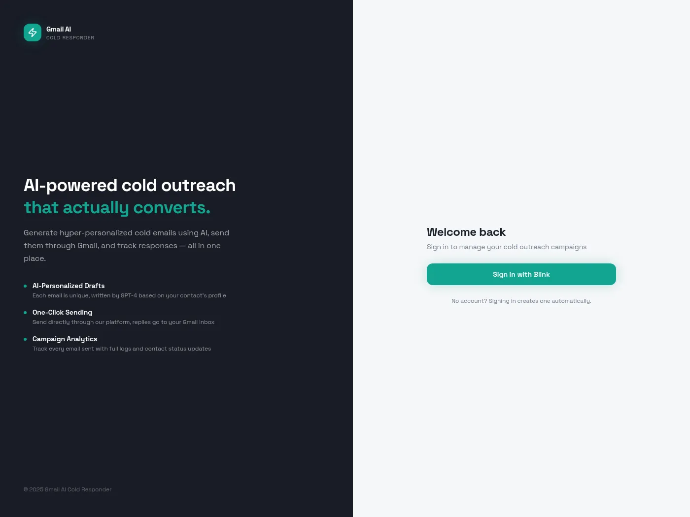 Gmail AI Cold Responder