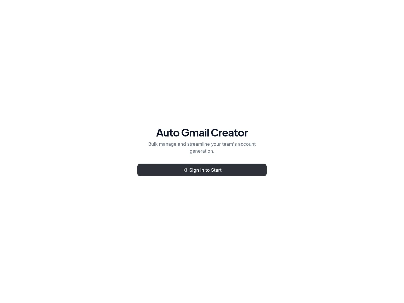 Auto Gmail Creator