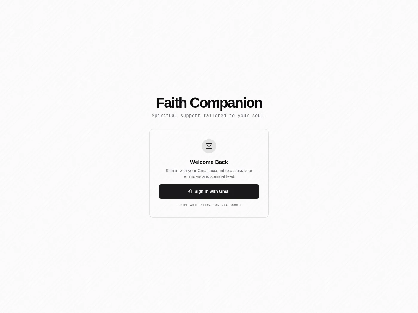 Gmail Faith Companion