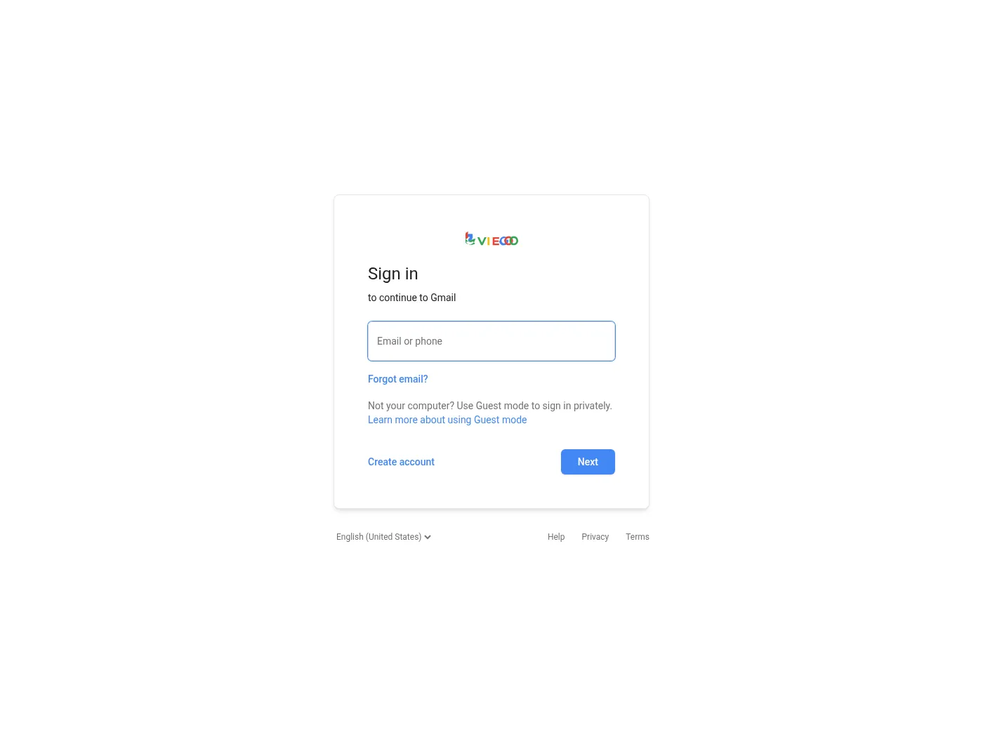 Gmail-Style Login Trainer