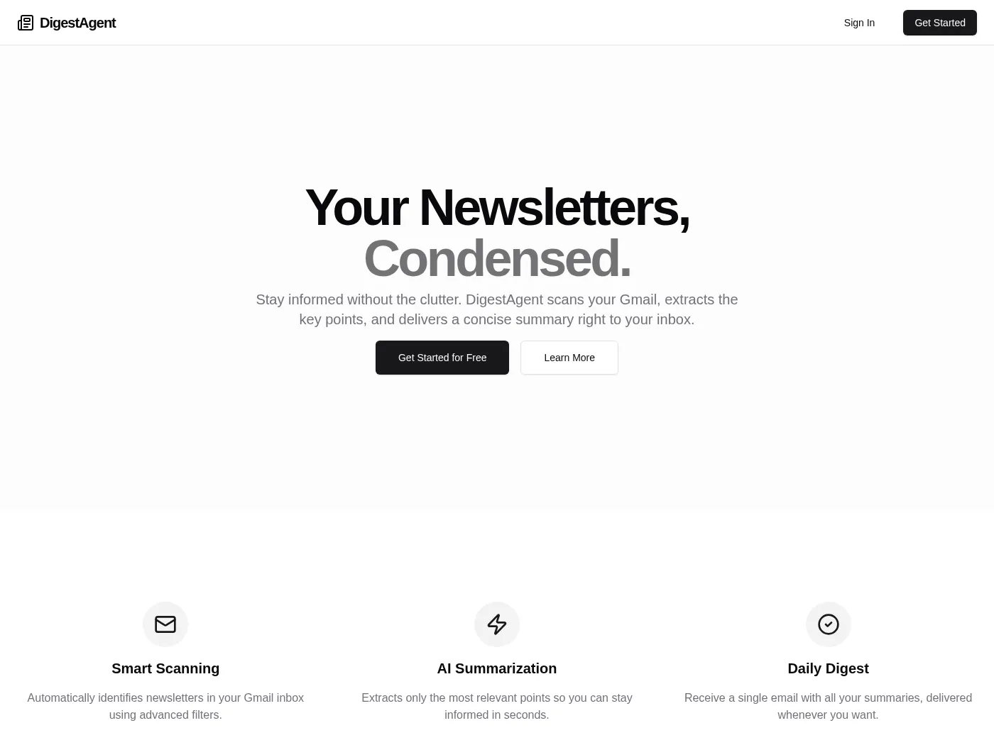 Newsletter Digest Agent