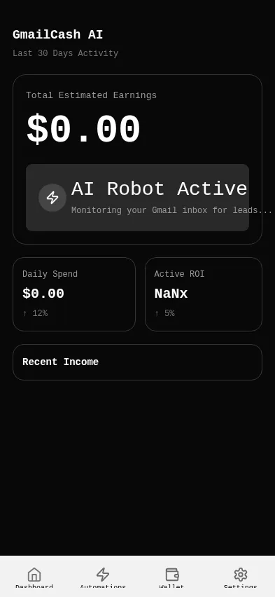 GmailCash AI Mobile