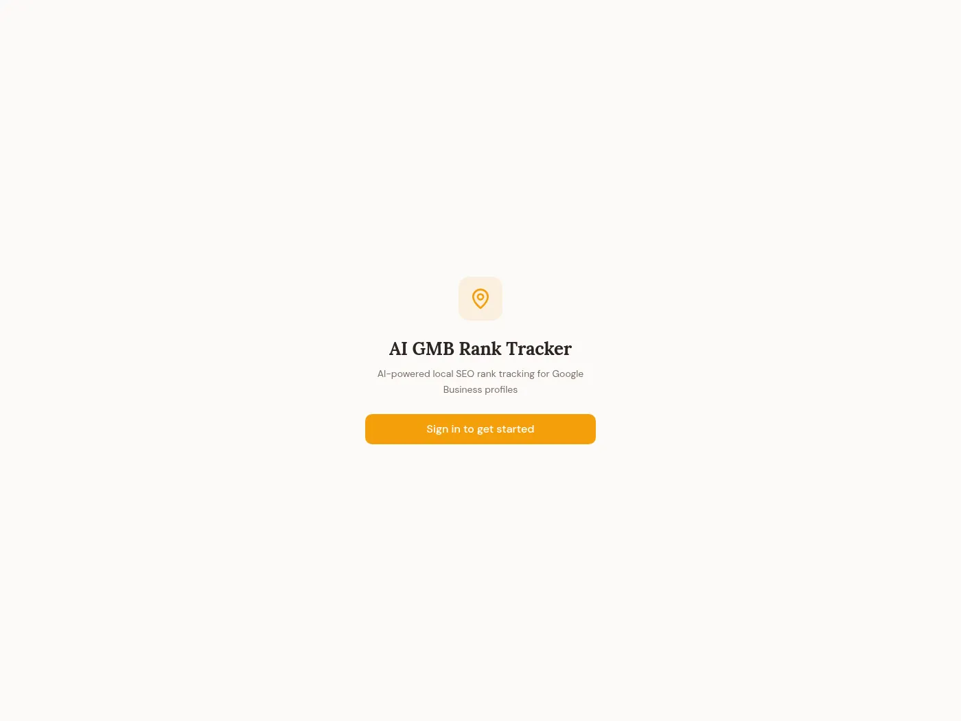 AI GMB Rank Tracker