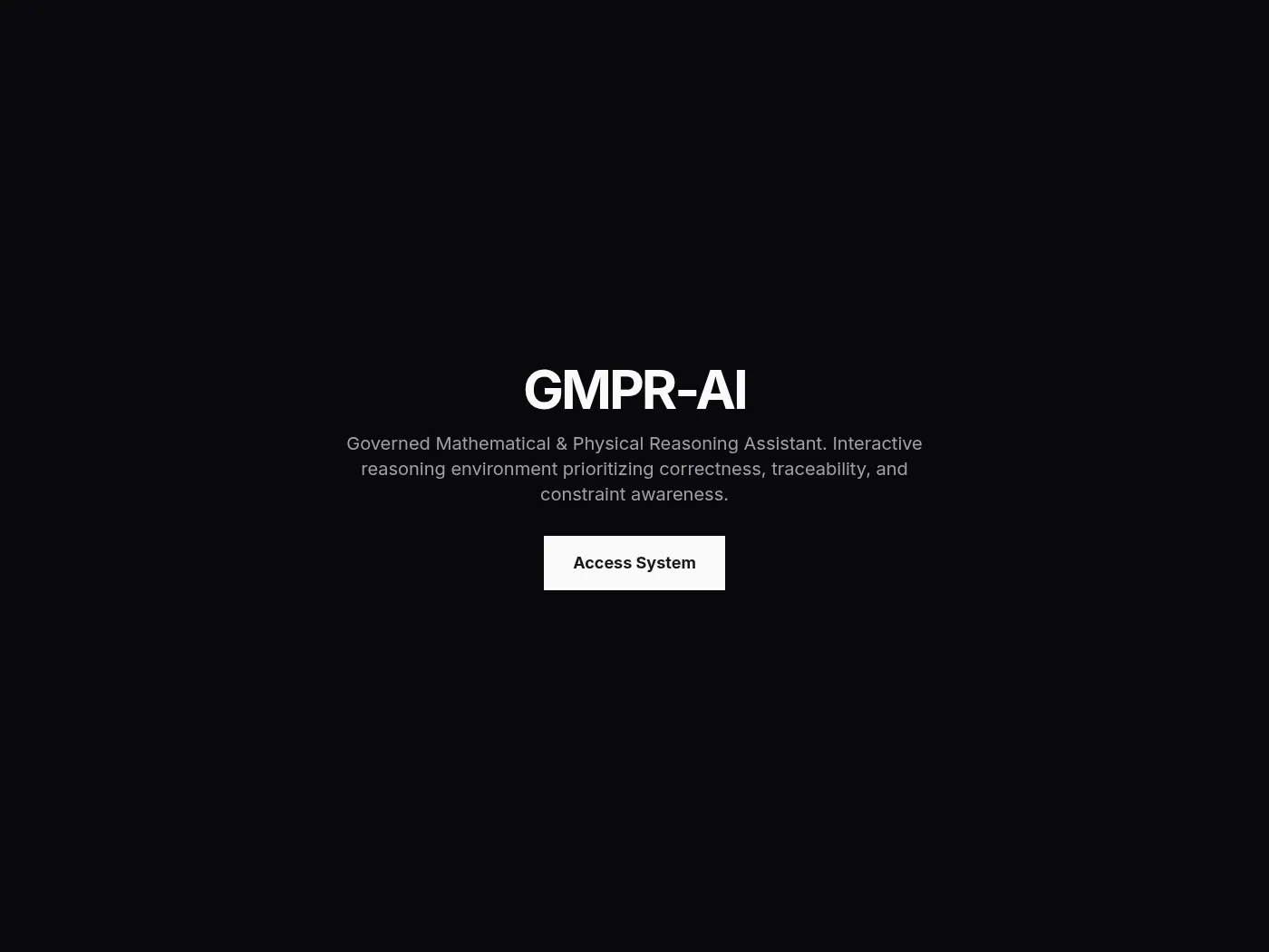GMPR-AI Reasoning Assistant