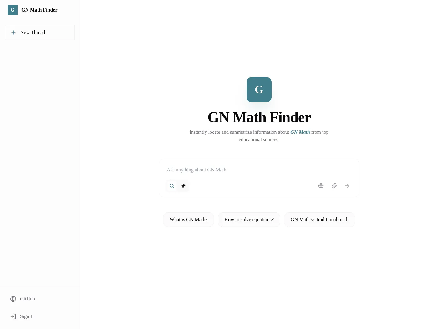 GN Math Finder