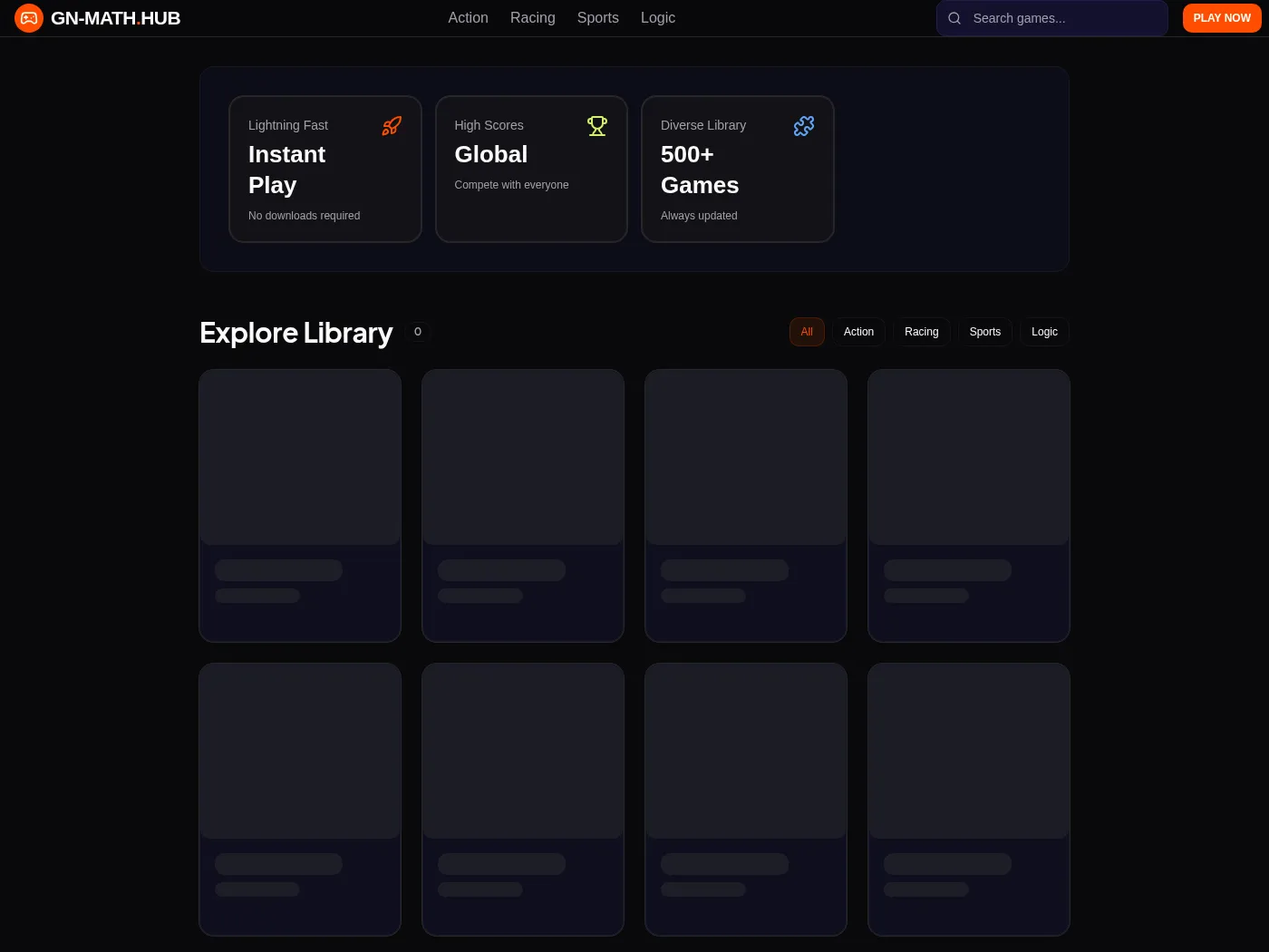 GN-Math Game Hub