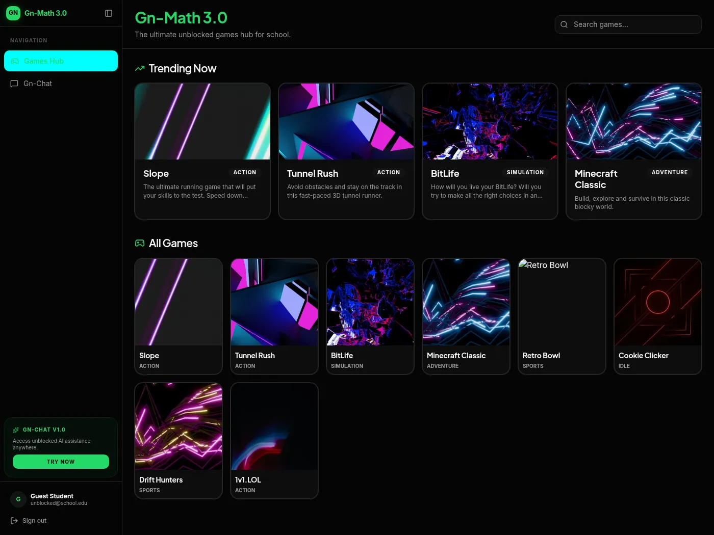 Gn-Math Games Hub