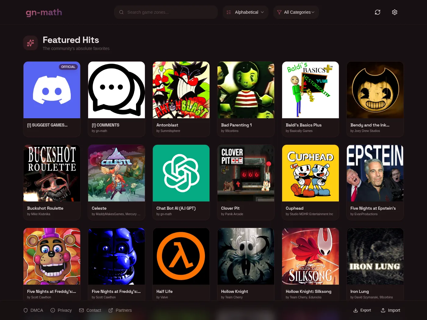 GN-Math Game Hub