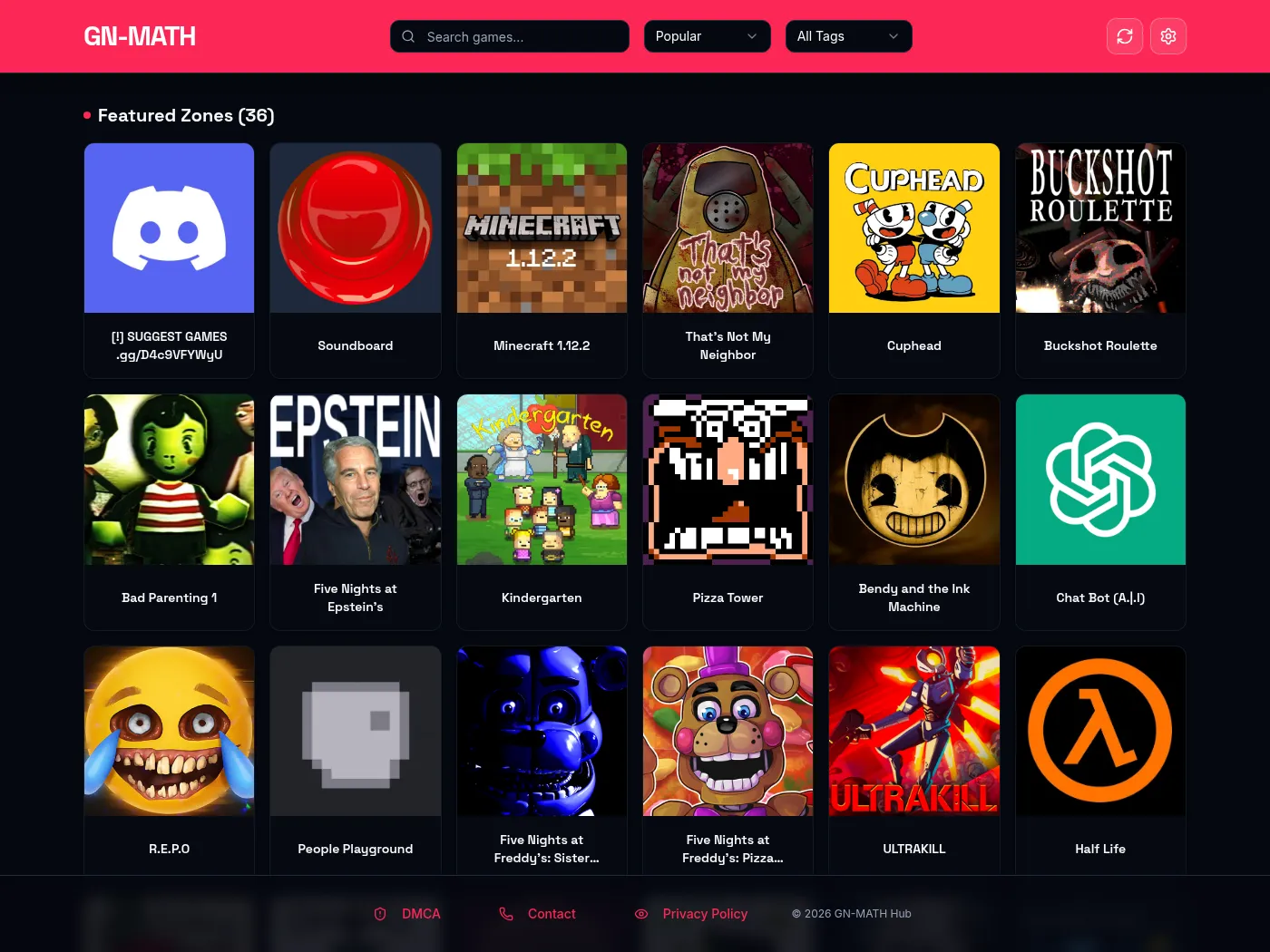 GN-Math Games Hub