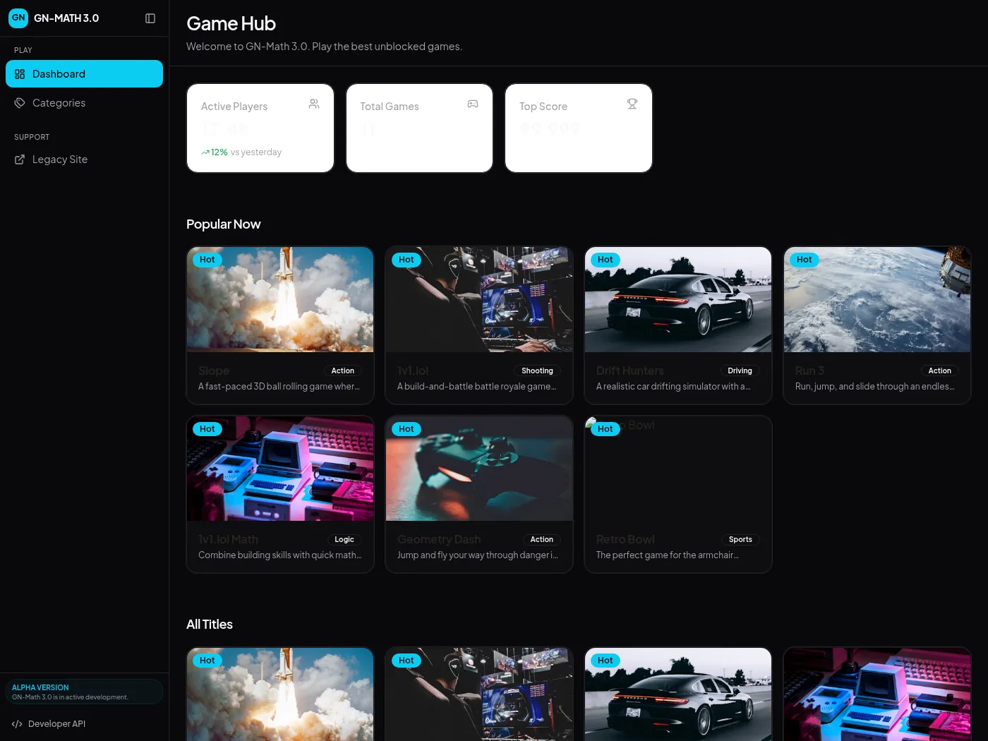 GN-Math Games Hub