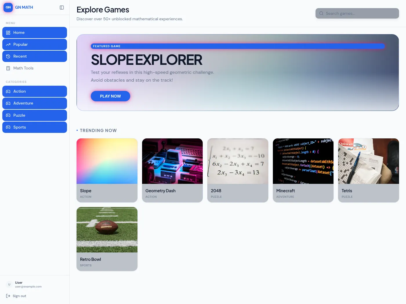 GN Math Explorer