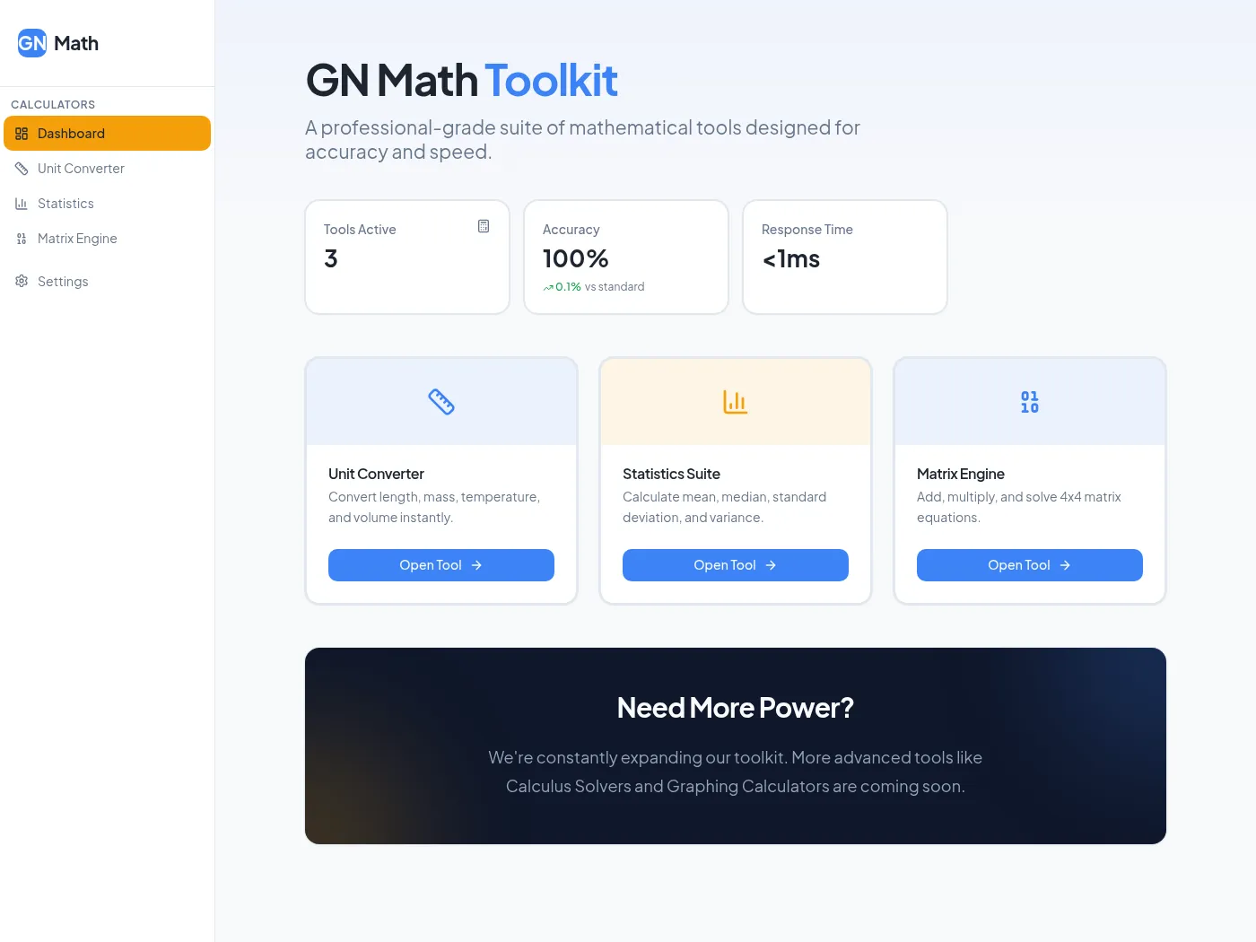 GN Math Toolkit
