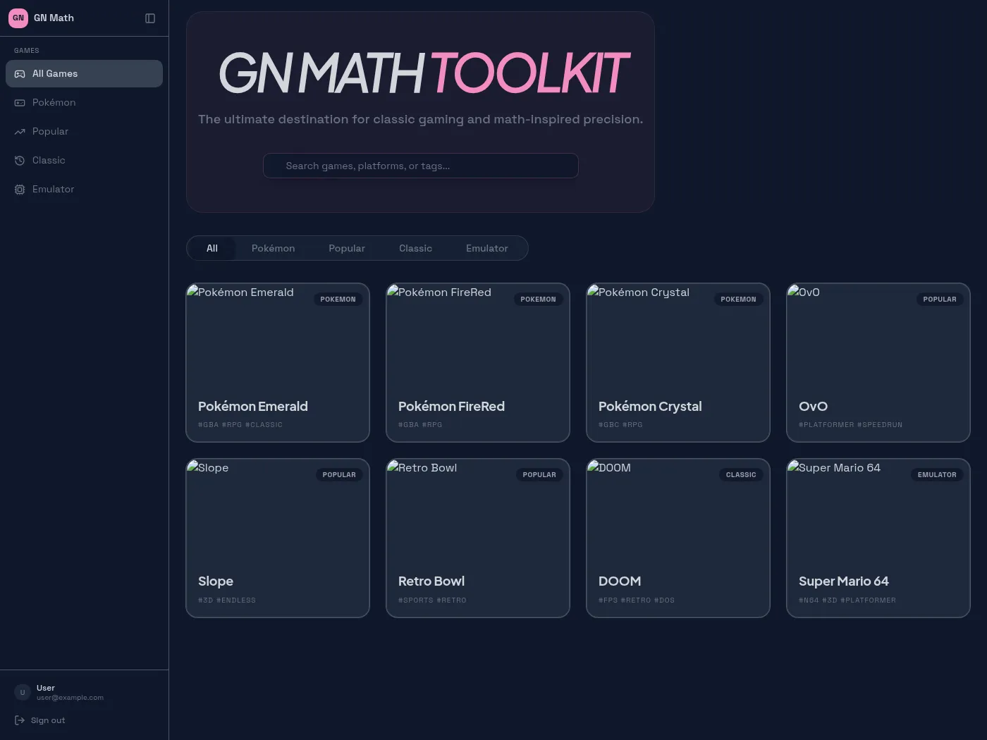 GN Math Toolkit