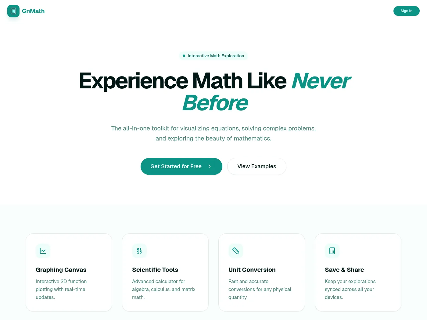 GnMath Toolkit