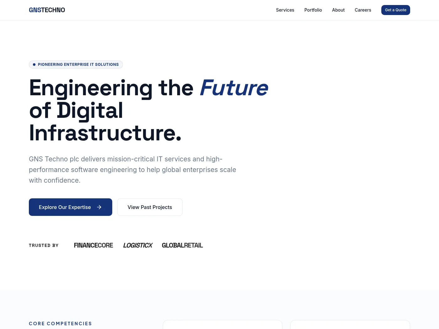 GNS Techno Website