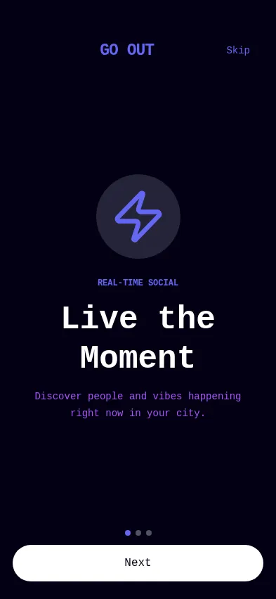 GO OUT Social Movement App