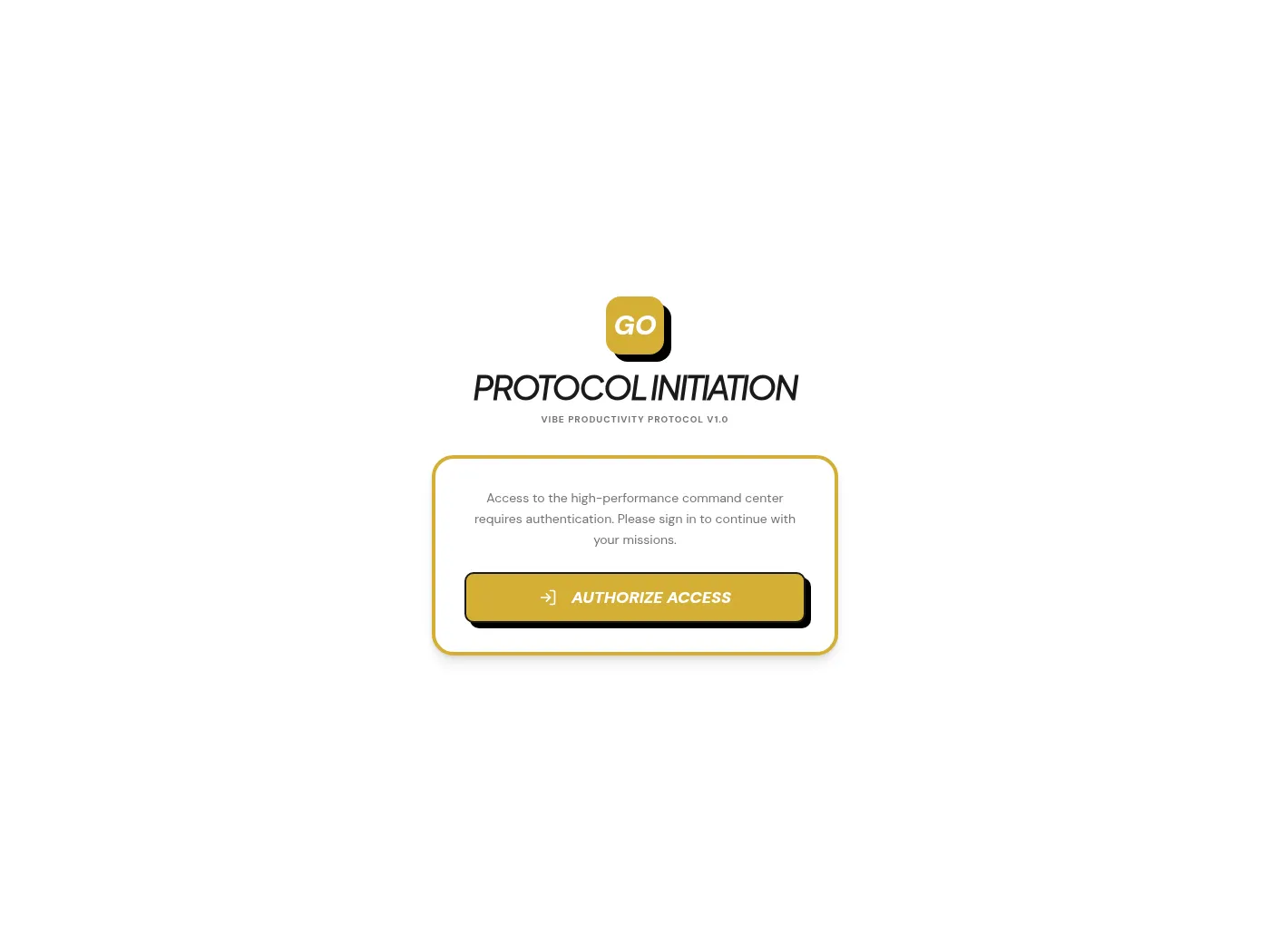 Go Productivity Tracker