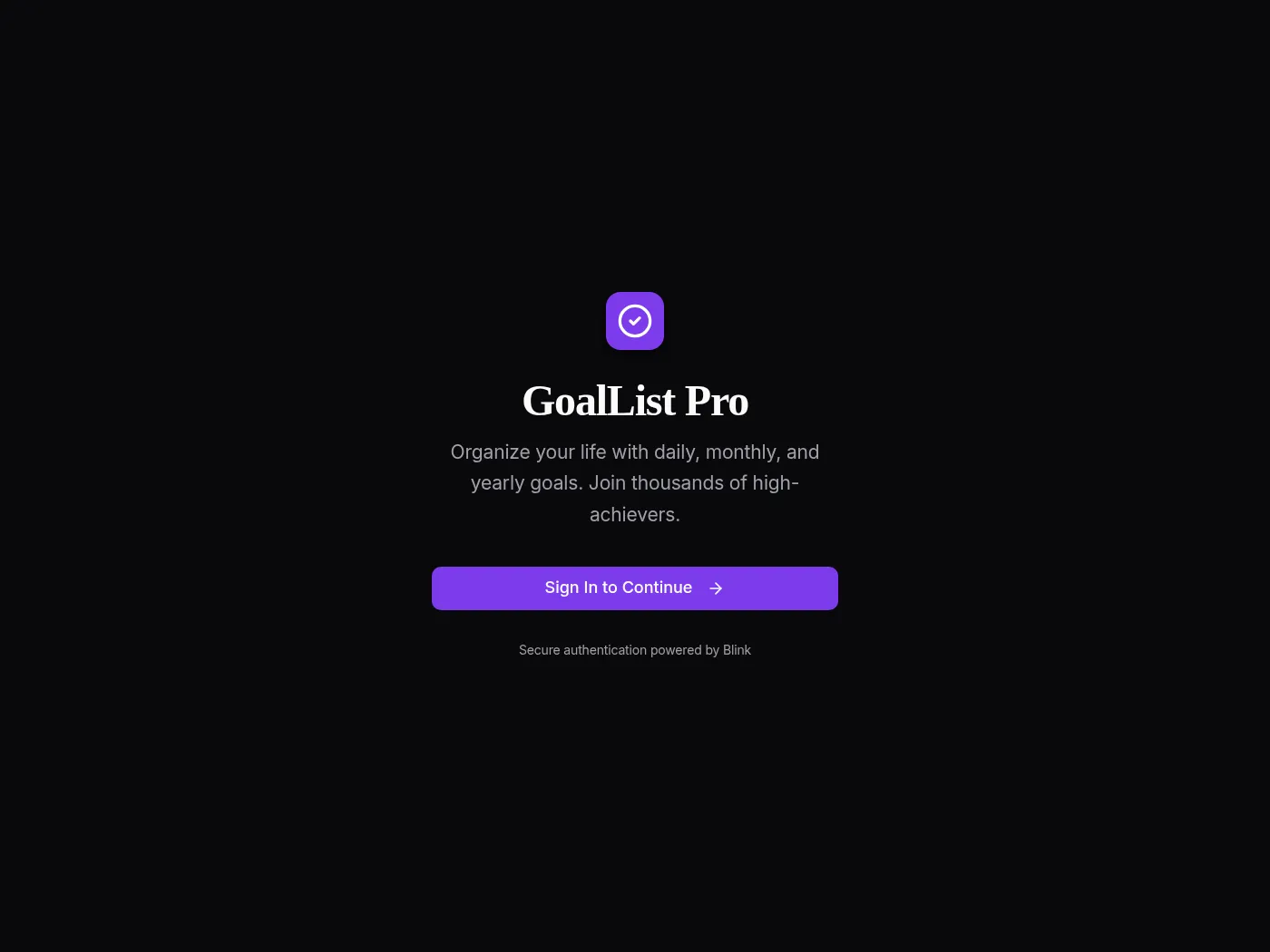 GoalList Pro