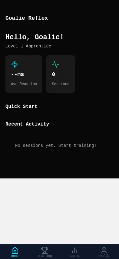 Goalie hockey Reflex Trainer