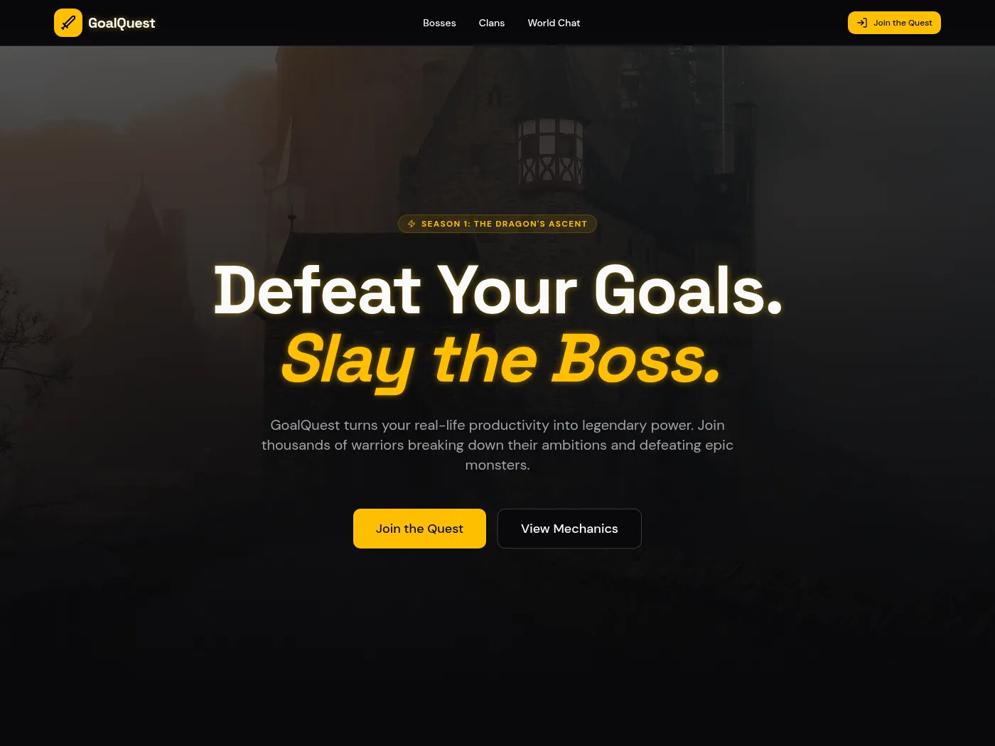 GoalQuest: Battle Bosses