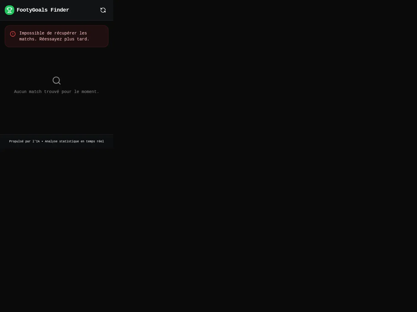 FootyGoals Finder Extension
