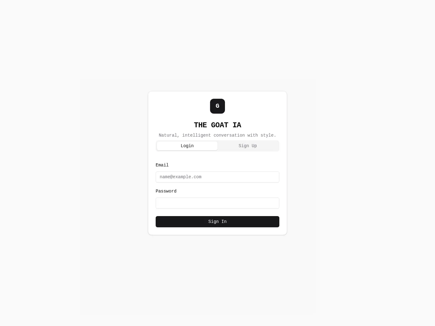GOAT AI Assistant