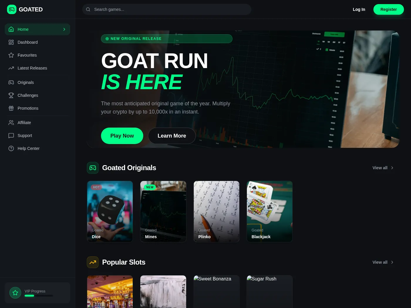 Goated E-Commerce Clone