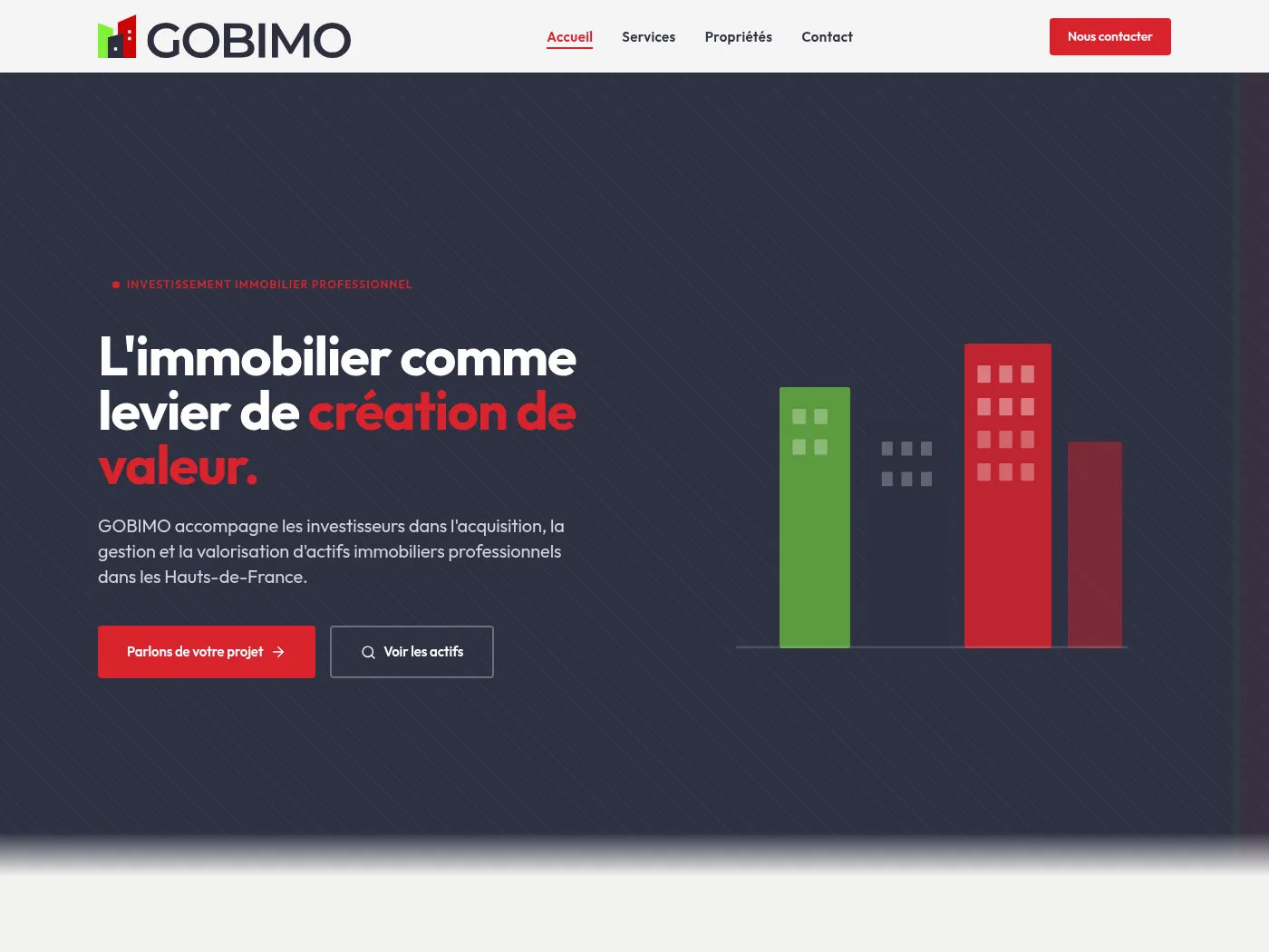Gobimo Real Estate Site