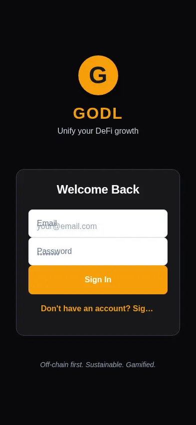 GODL Crypto Value App