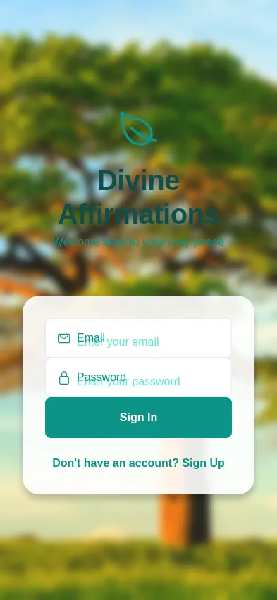 Divine Affirmations App