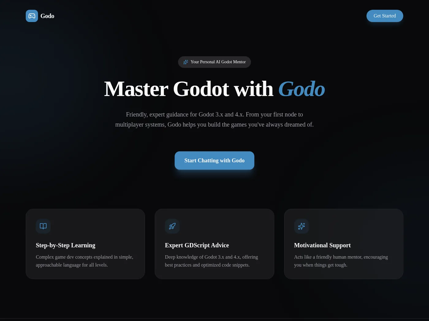 Godo: AI Godot Mentor