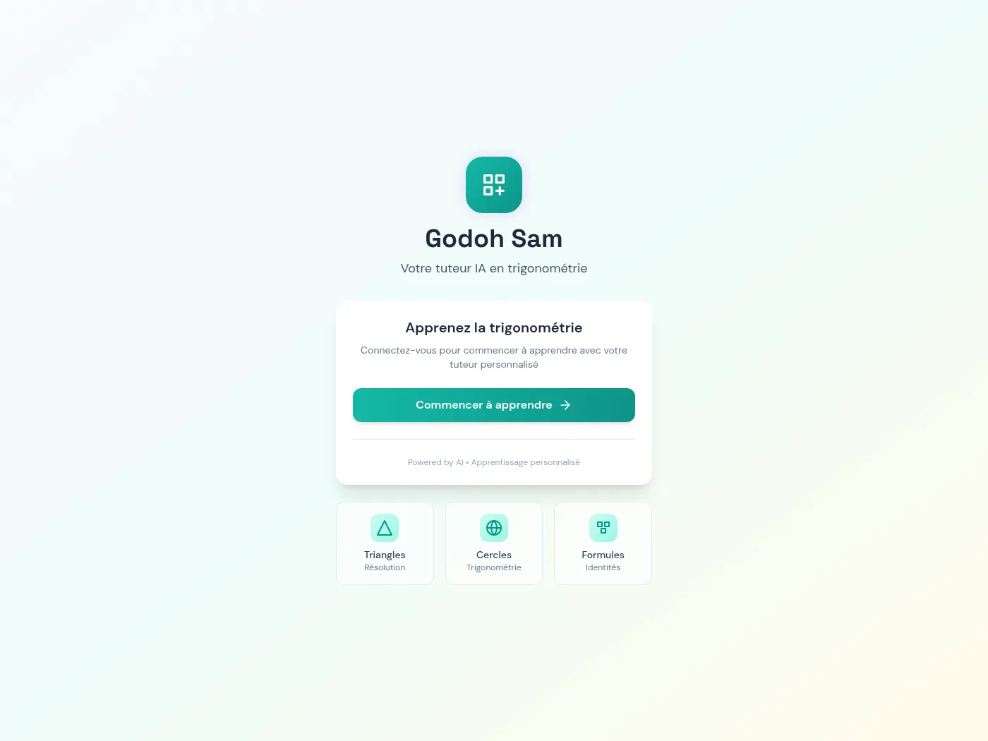 Godoh Sam AI Tutor