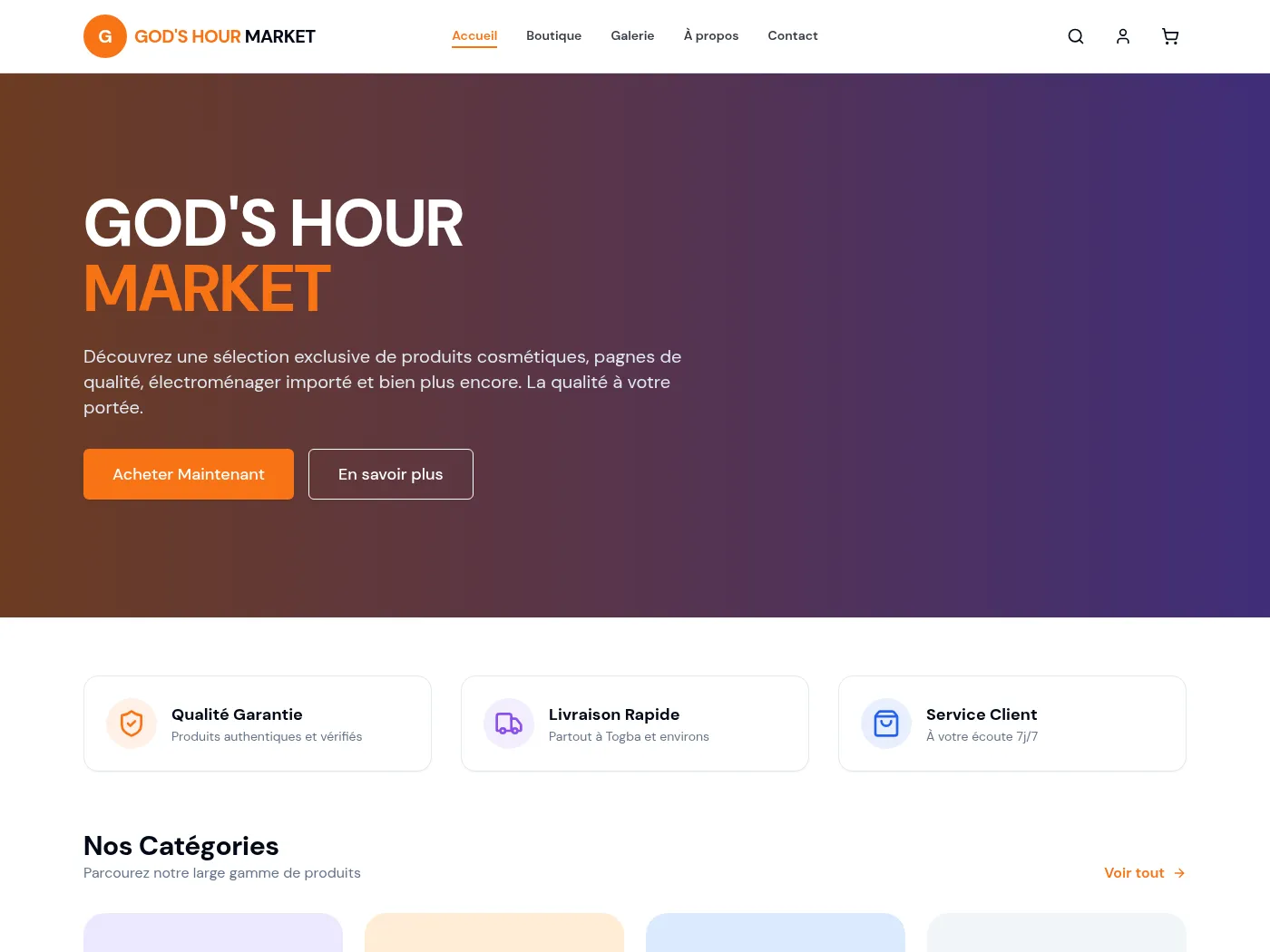 God's Hour Market Site