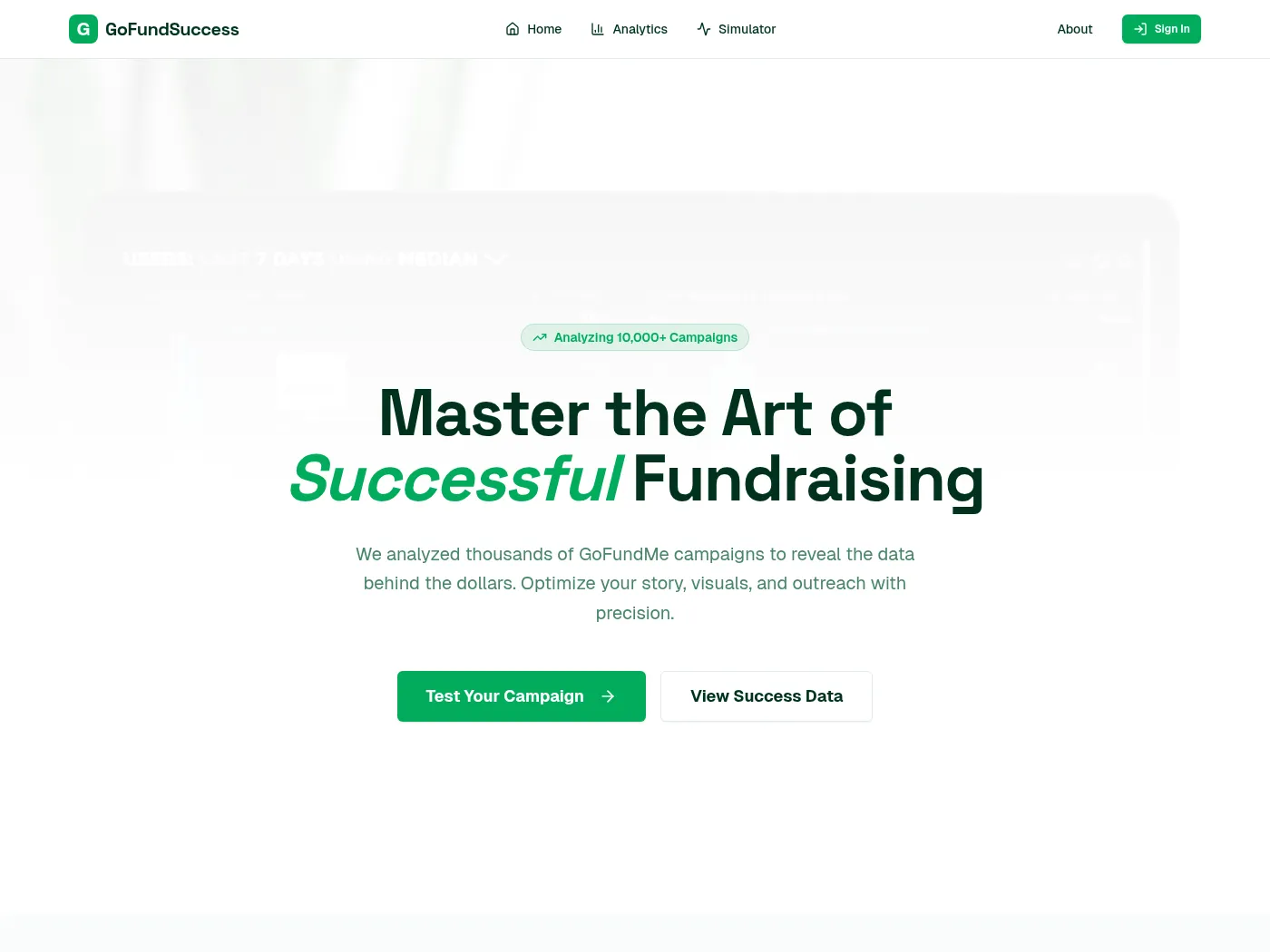 GoFundMe Success Analyzer