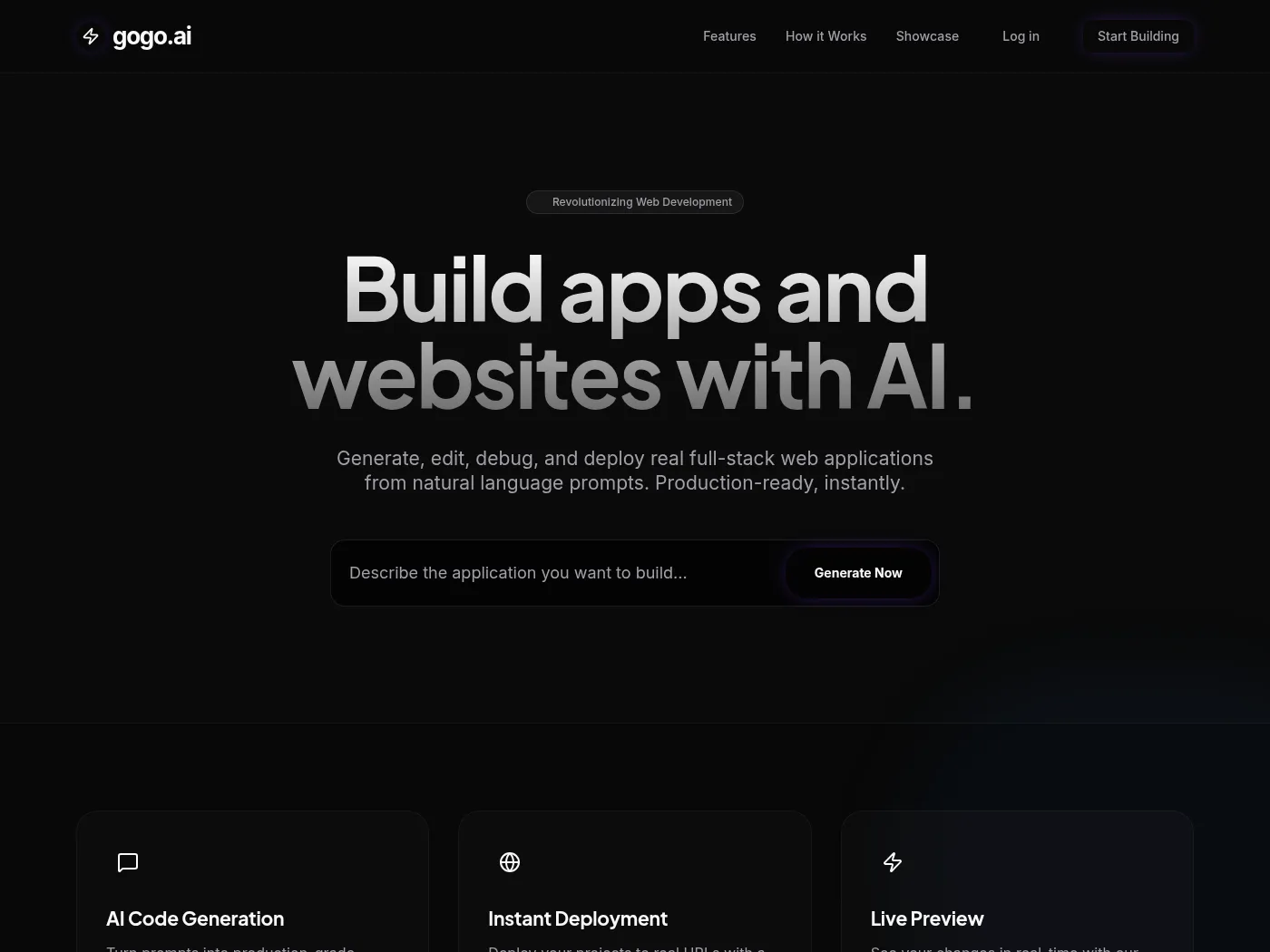 gogo.ai: AI Web Builder