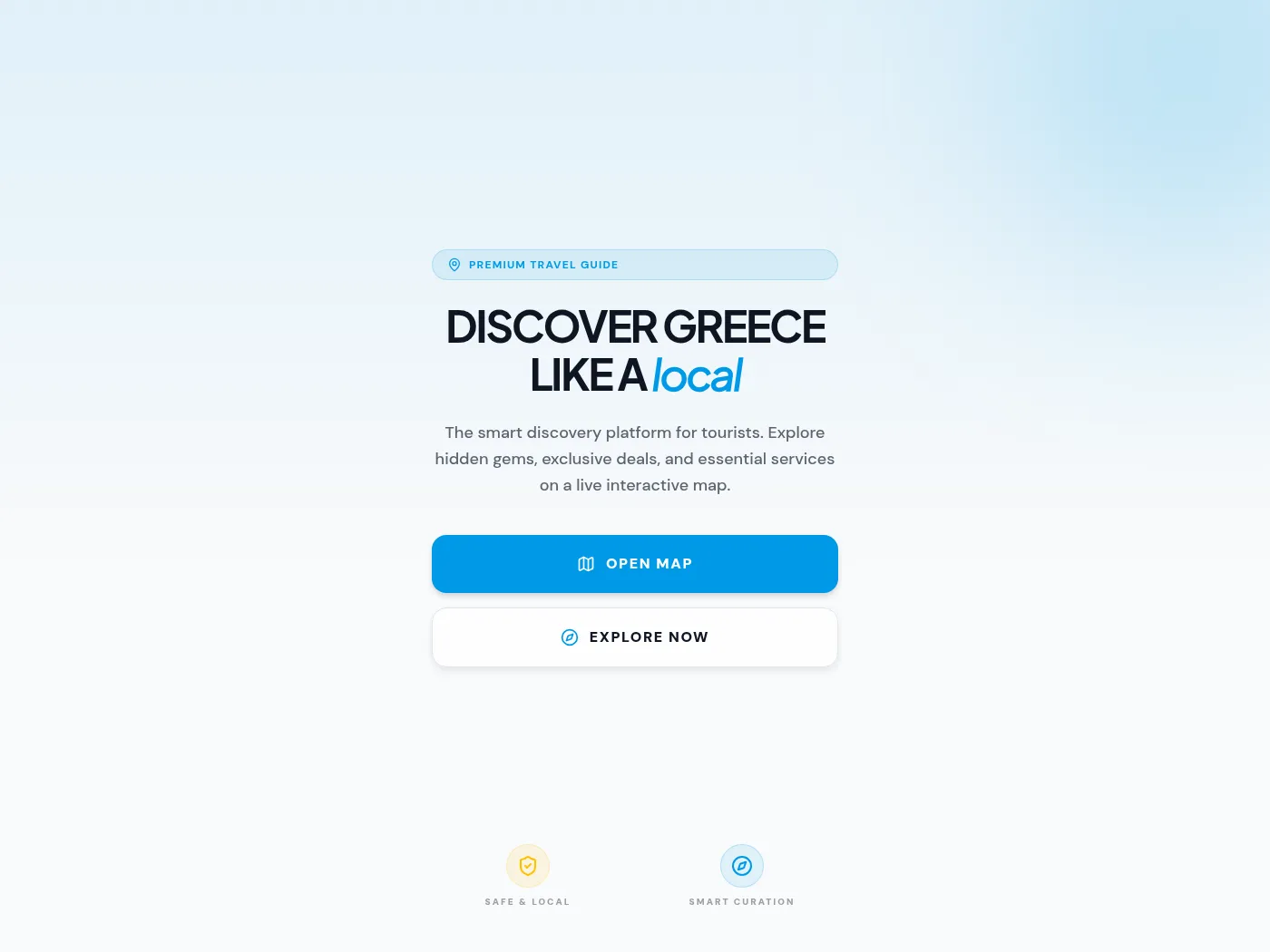 GoGreece Discovery App