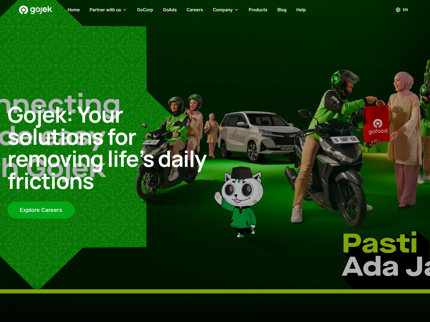 Gojek Web Clone