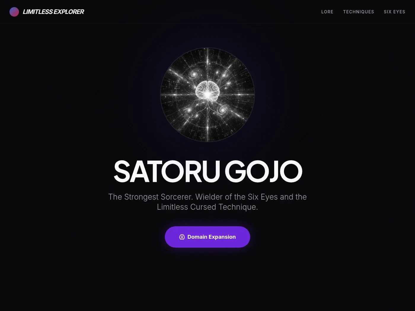 Gojo Domain Explorer