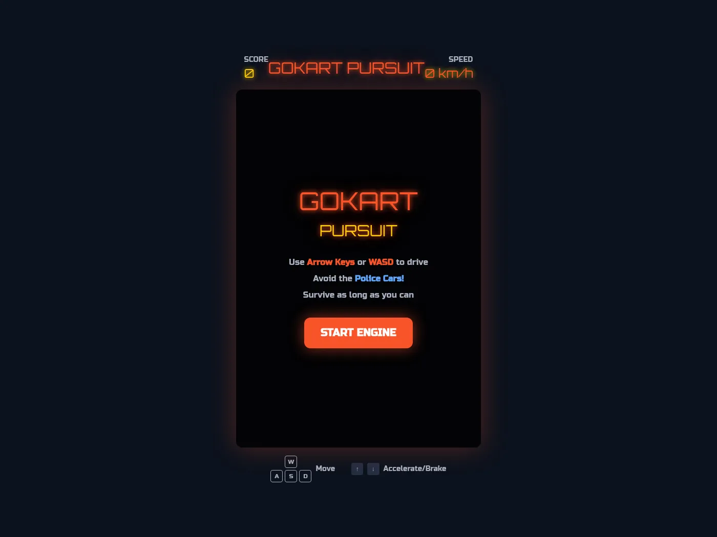 GoKart Police Pursuit