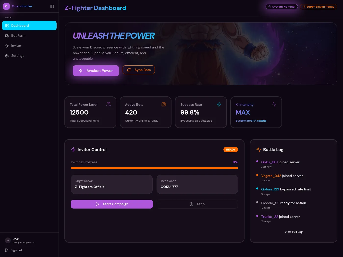 Goku Discord Joiner