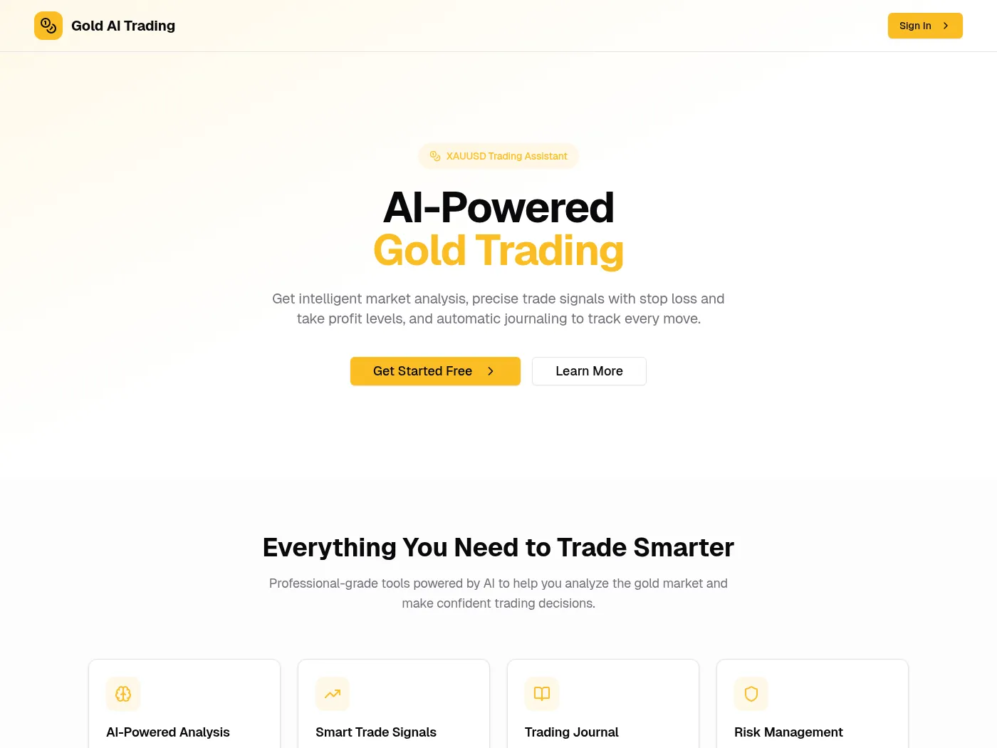 Gold AI Trading Assistant
