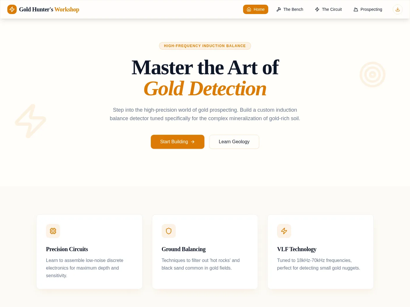 Gold Detector Guide
