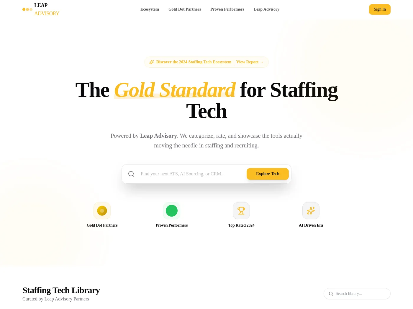 Gold Dot Staffing Tech Hub